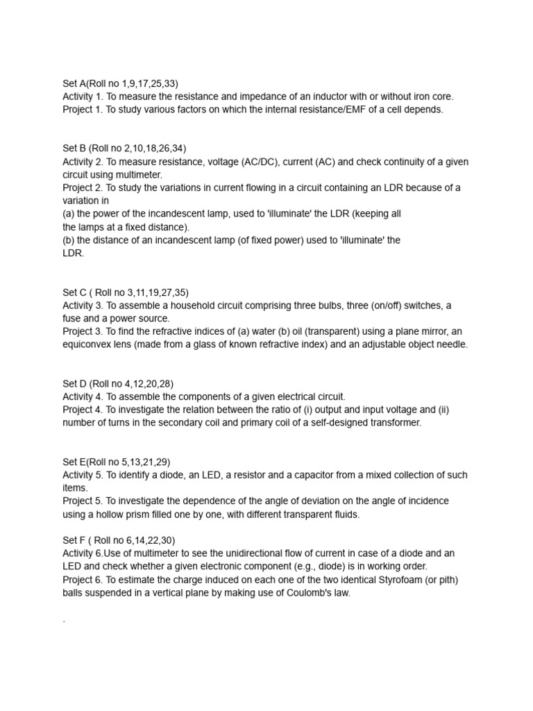 Physics Holiday Homework Class XII | PDF | Inductor | Electrical Network
