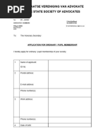 057 Admission Example | PDF | Affidavit | Advocate