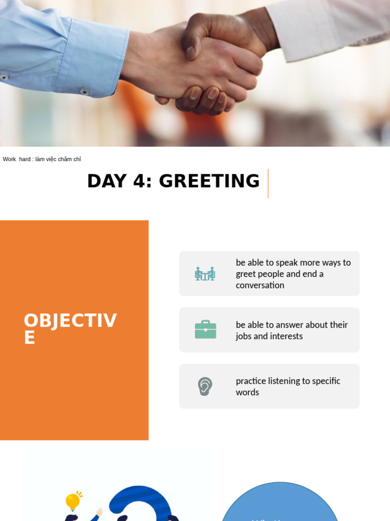 Basic - Day 4 - Greeting | PDF