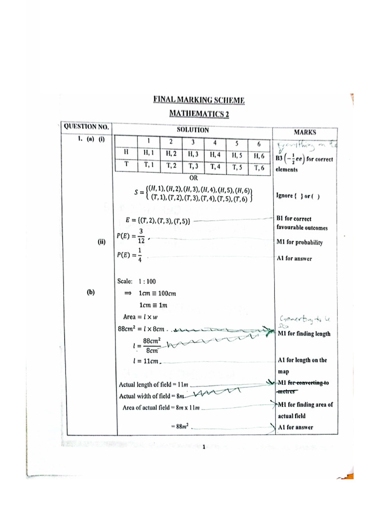 2024 Bece Mathematics 2 Solution | PDF