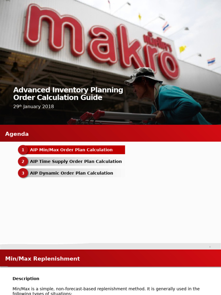 AIP Order Calculation v2 1 | PDF | Inventory | Applied Mathematics