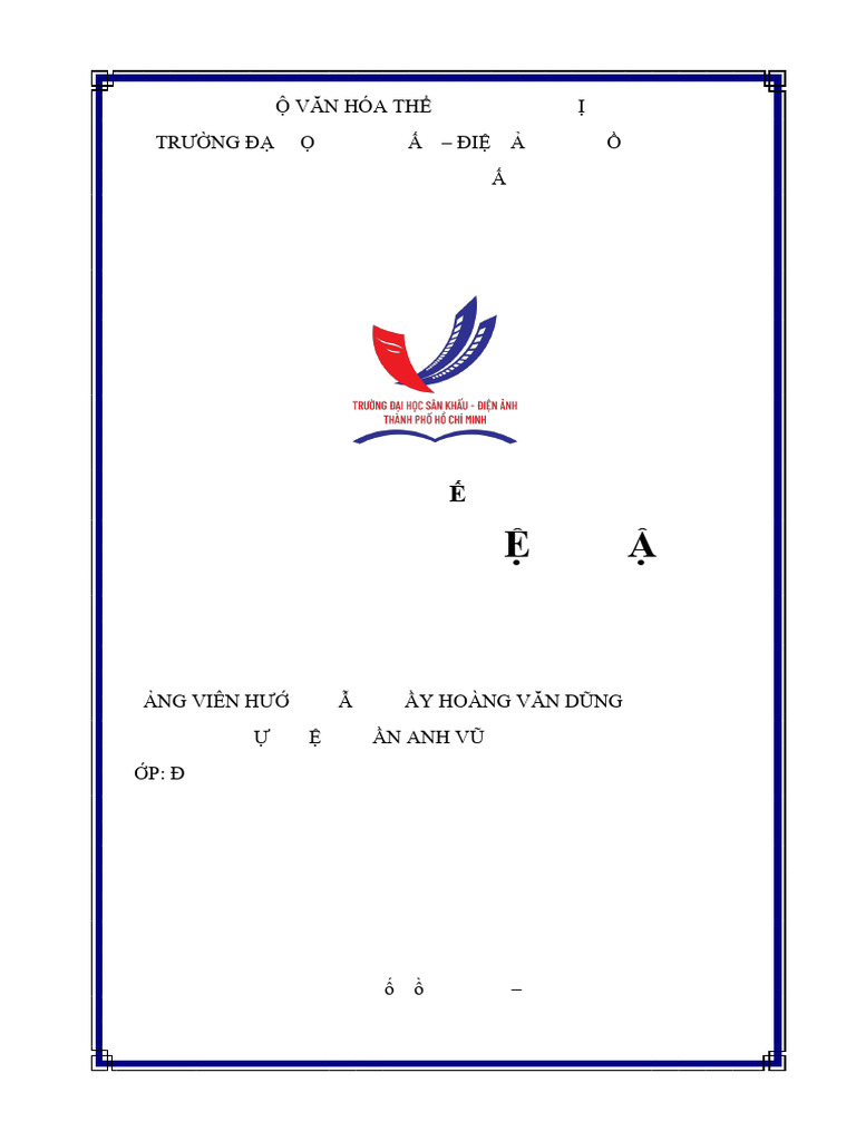 Tran Anh Vu - Bai Thi Het Mon Anh Sang Nghe Thuat | PDF