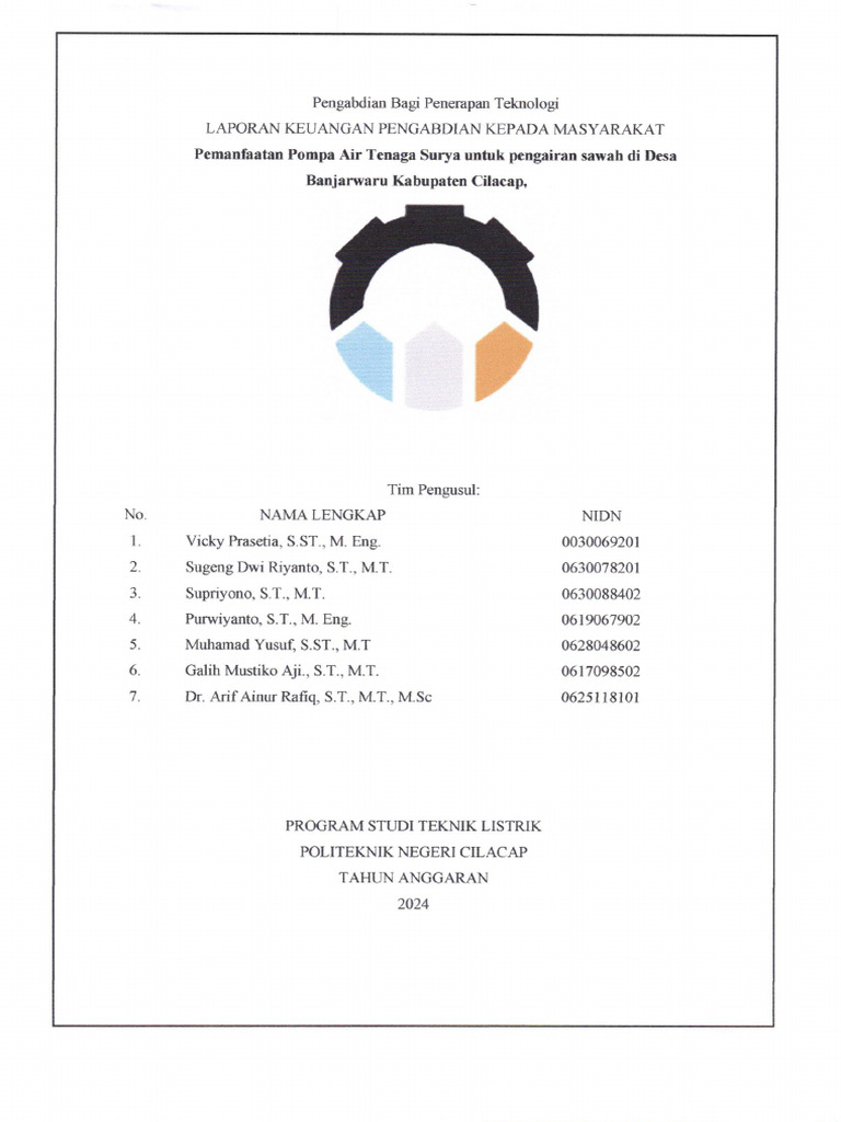 Laporan Keuangan PKM Vicky | PDF