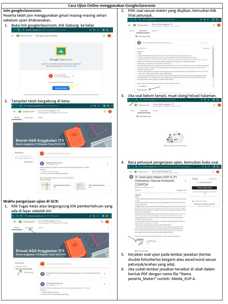 Tutorial Ujian Online 2024 | PDF