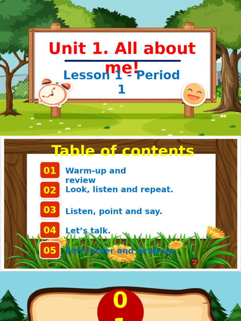 All About Me Unit 1 Grade 5 | PDF
