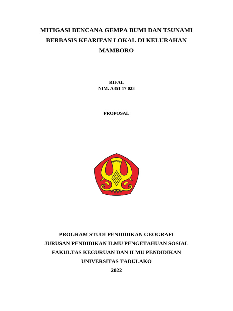 Proposal Rifal | PDF