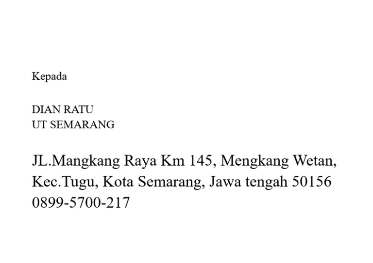 Ut Semarang | PDF