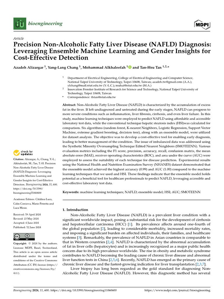 Precision Non-Alcoholic Fatty Liver Disease NAFLD | PDF | Receiver ...