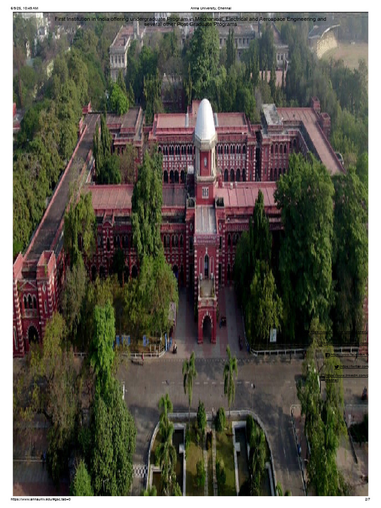 Aerospace Engineering at Anna University | PDF