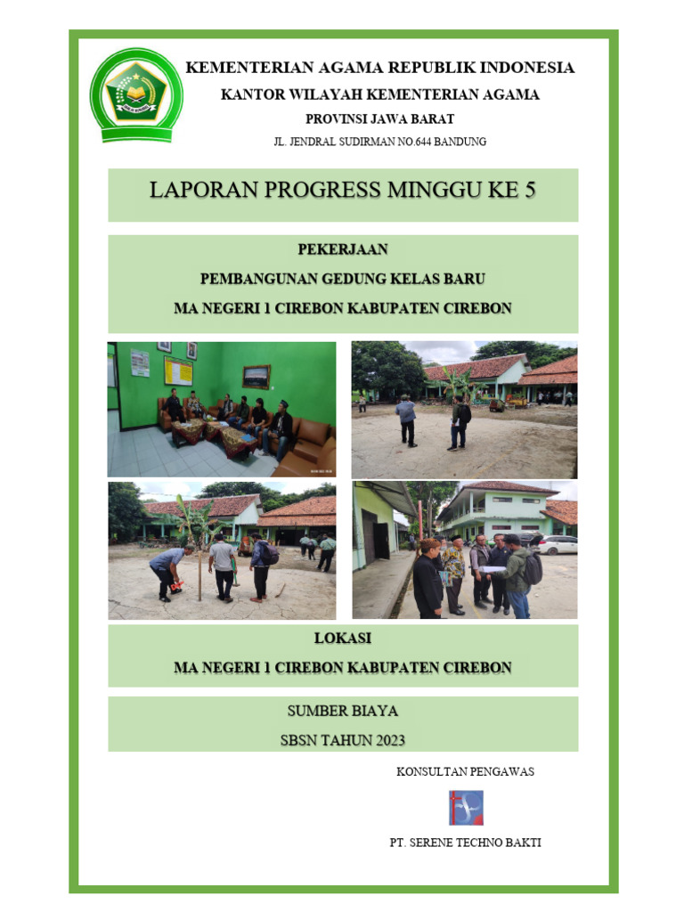 Laporan Mingguan 5 RKB Man 1 Cirebon | PDF