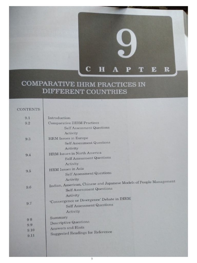 Chapter 9 - Corporative IHRM Practices | PDF