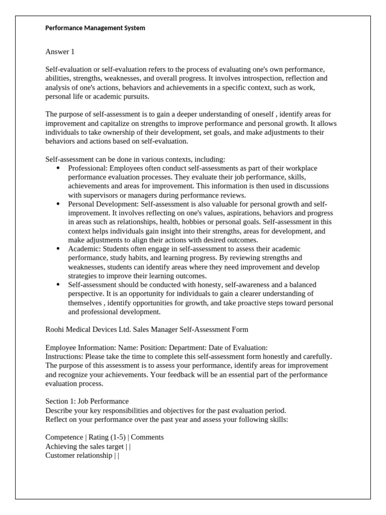 Performance Management System | PDF | Performance Indicator | Employee ...