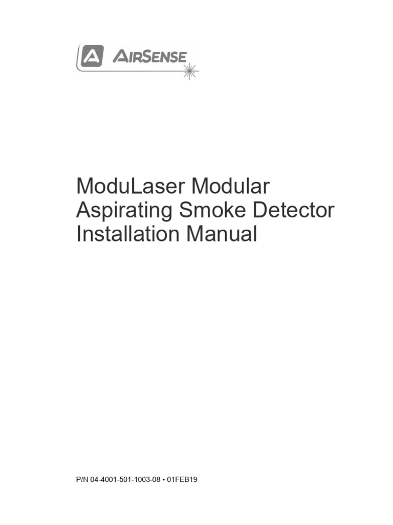 ModuLaser ASD Installation Manual | PDF | Legal Liability | Power Supply