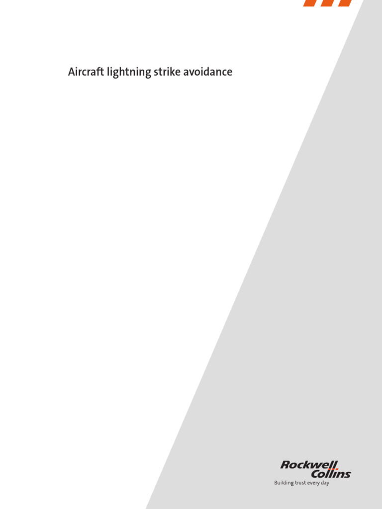 Aircraft Lightning Strike Avoidance | PDF | Lightning | Hail