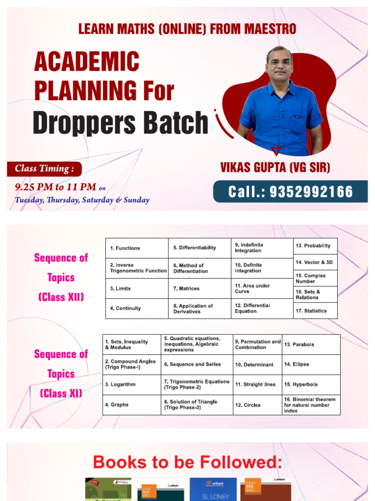 Droppers Batch | PDF