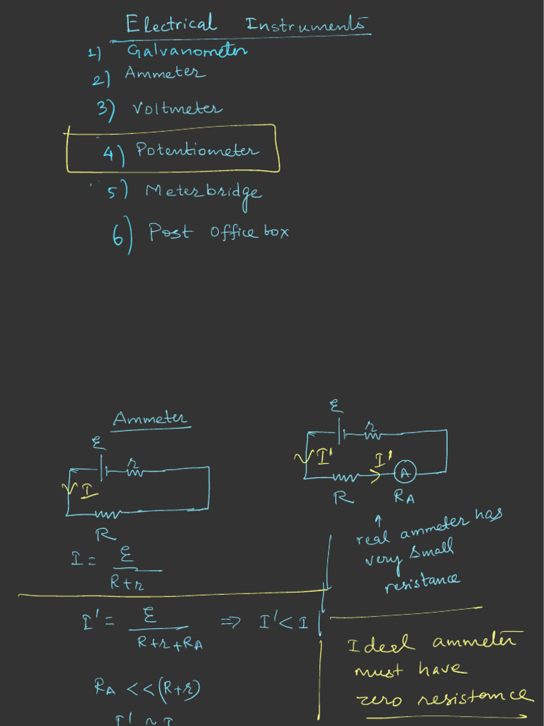 Electrical Instruments Overview | PDF | Tools | Equipment