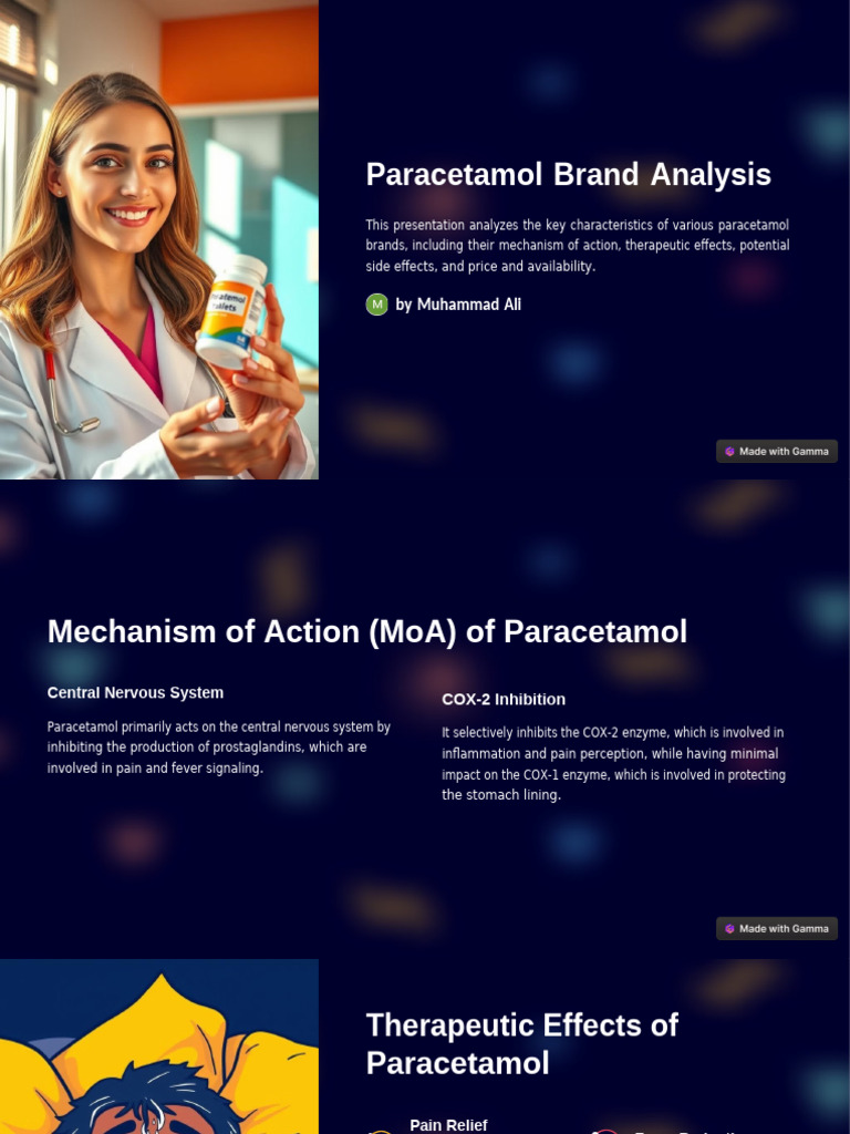 Paracetamol Brand Analysis | PDF | Anti Inflammatory | Drugs