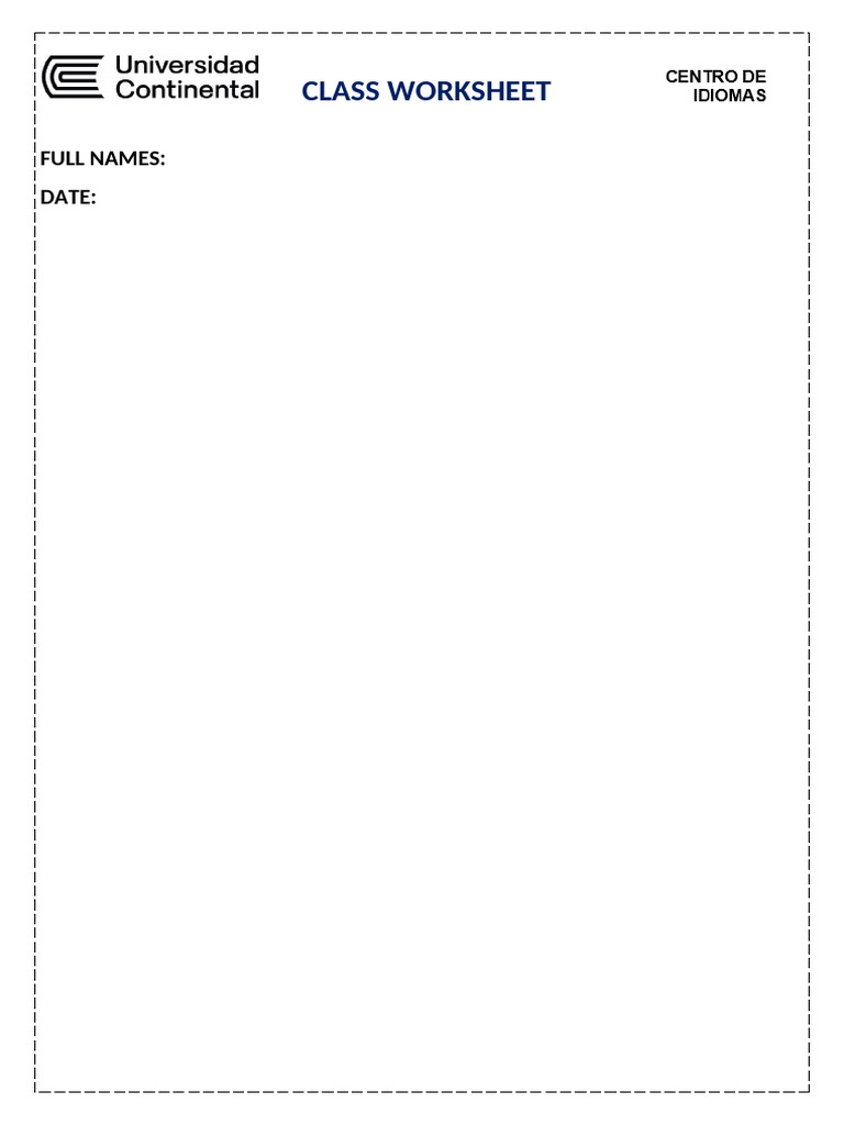 Formato de Worksheet - Twice | PDF