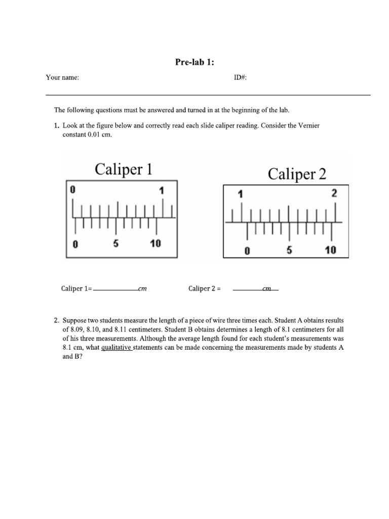 Pre Lab 1 Pdf