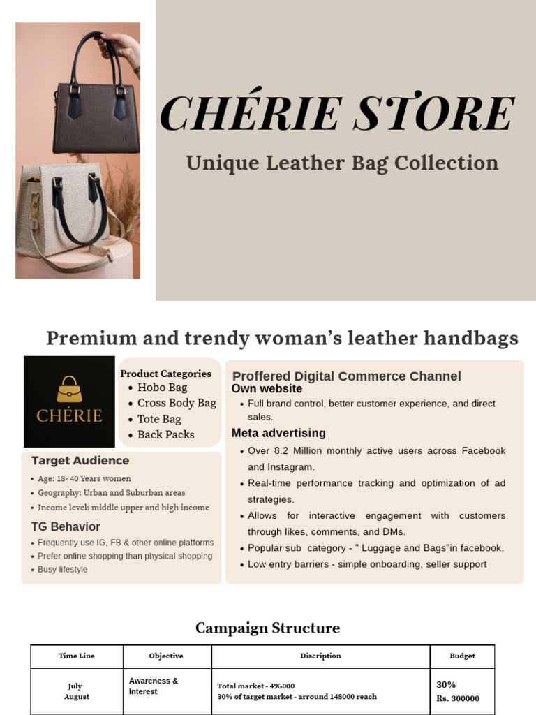 Cream Basic Presentation Template | PDF | Target Audience | Business