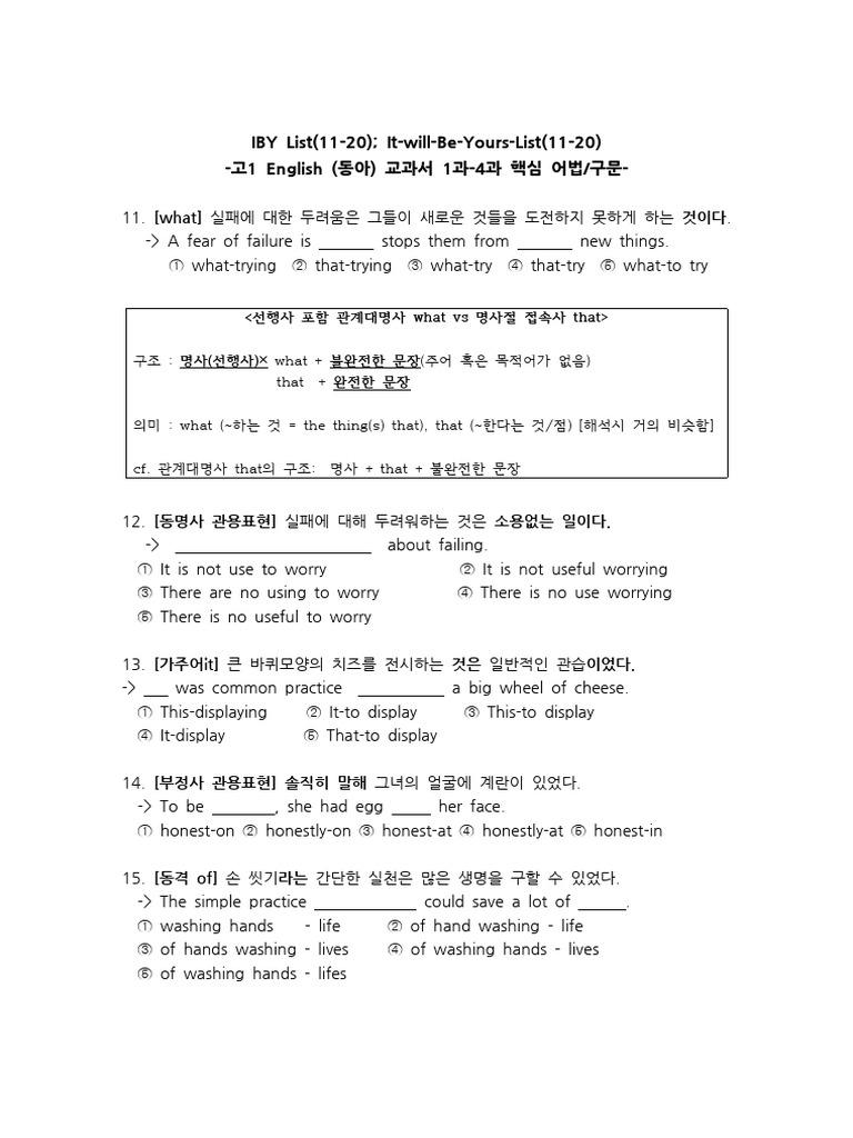 English Grammar Key Concepts Guide | PDF