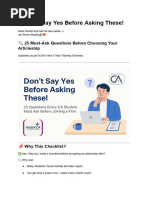 Guide to ICAI Form 102 for Articleship | PDF | Regulation | Government