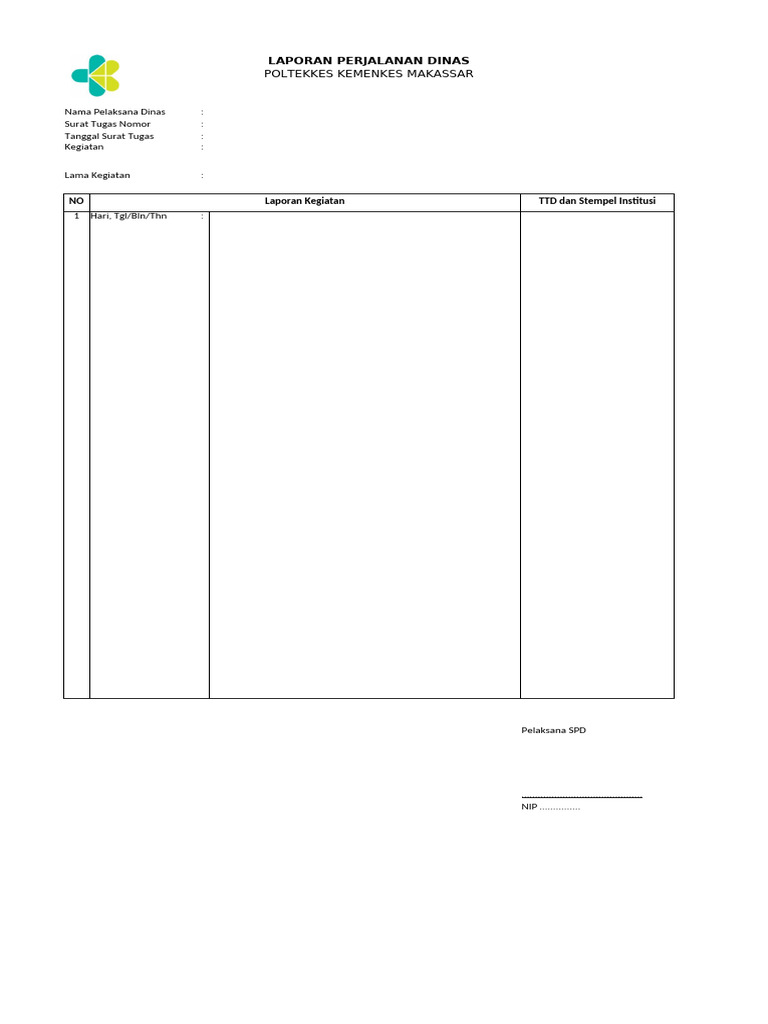 Laporan Perjadin Terbaru 2025 | PDF