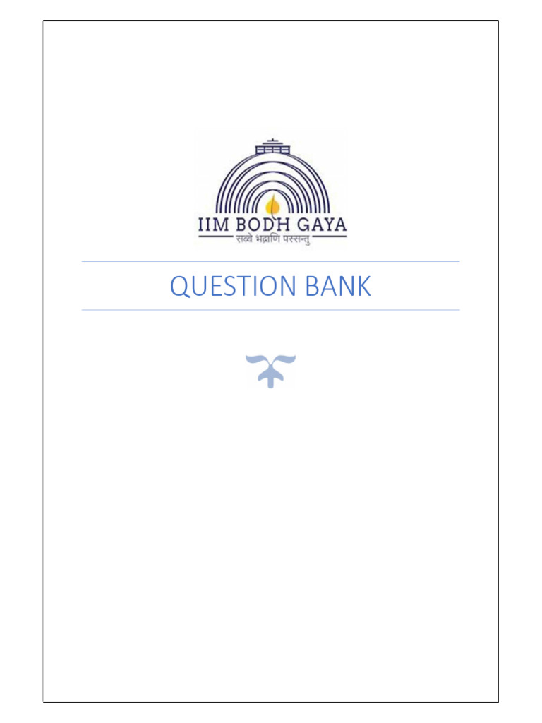 Interview Question Bank IIMBG | PDF | Artificial Intelligence ...