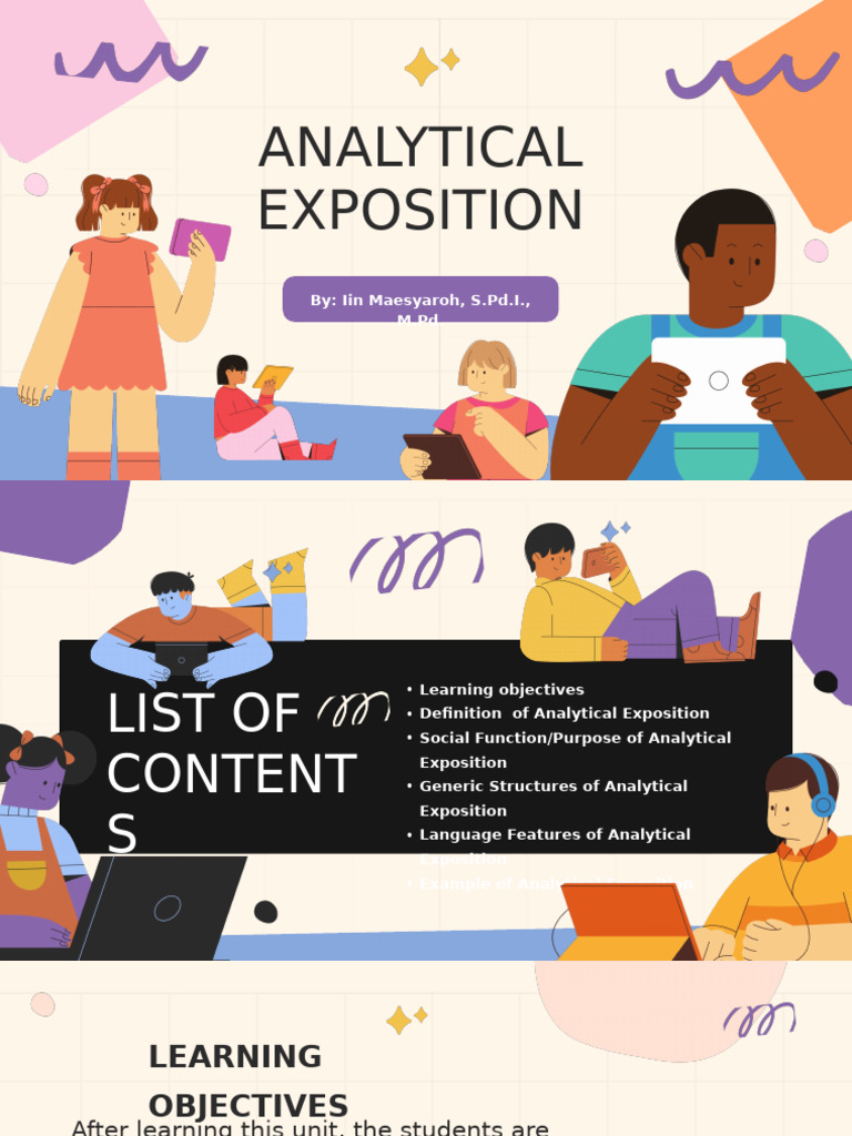 Analytical Exposition | PDF | Argument | Language Mechanics