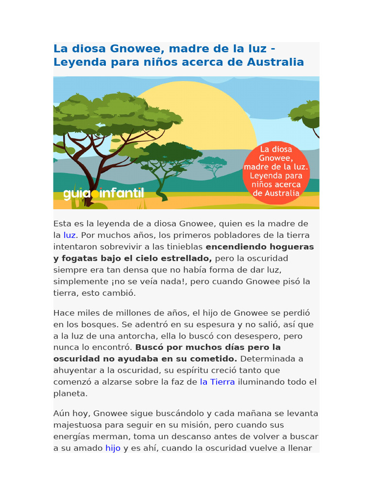 La Diosa Gnowee | PDF