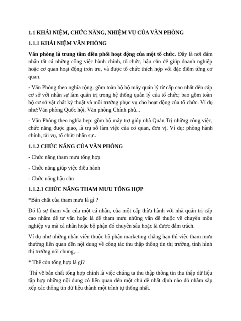 Quan Tri Van Phong ND | PDF