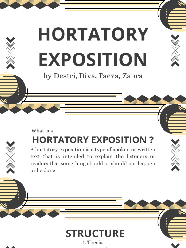 Hortatory Exposition (Group 4) | PDF | Verb | Syntax