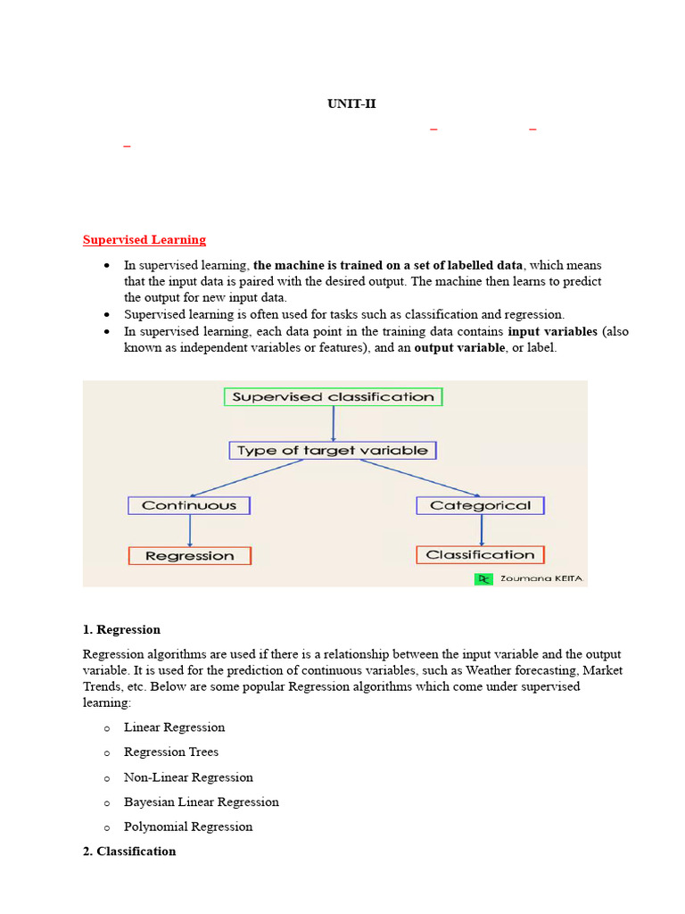 ML Notes -2025 | PDF | Logistic Regression | Linear Regression