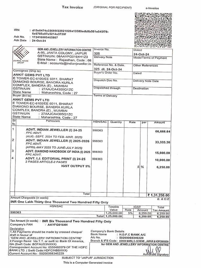 GJIC Ankit Gems | PDF