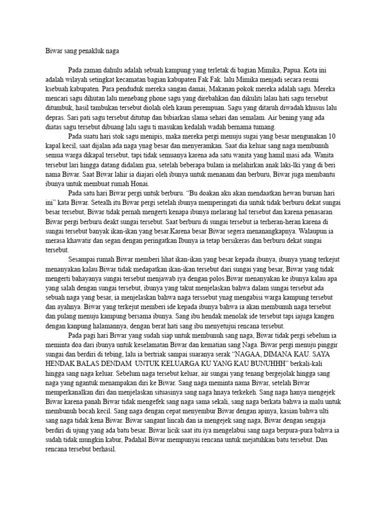 Biwar: Sang Penakluk Naga | PDF