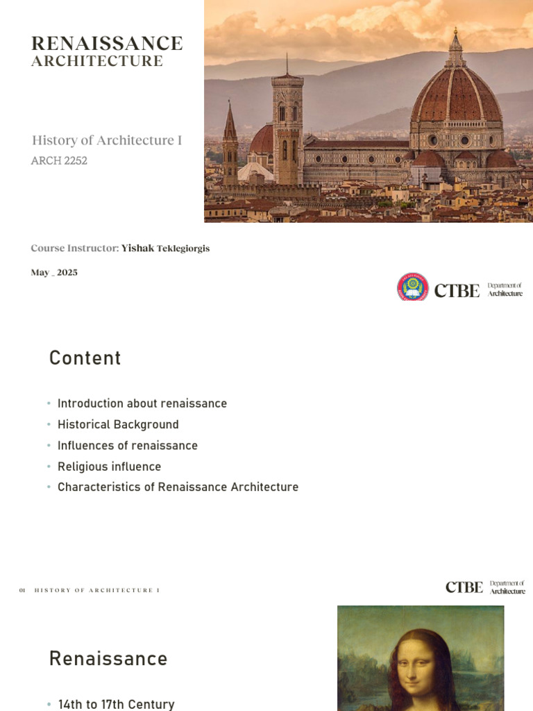 Reneissance Architecture | PDF | Renaissance | Architectural Design