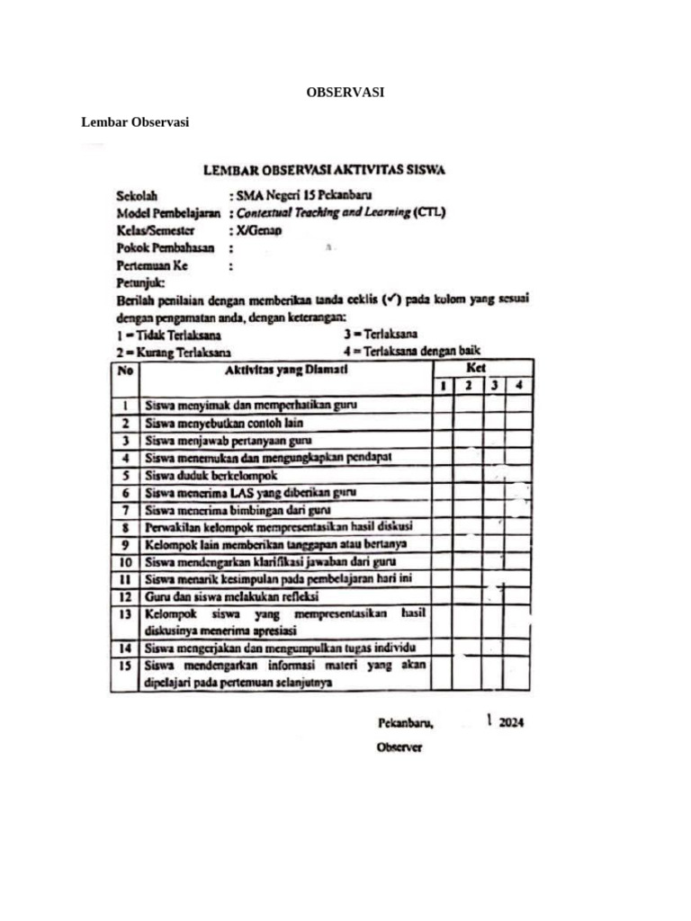 Skala Penilaian (Rating Scale) | PDF
