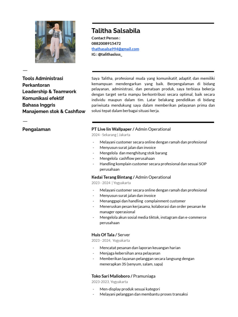 Talitha Salsabila | PDF