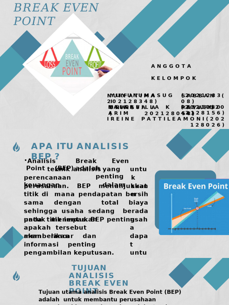 Break Even Point | PDF
