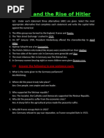 Hitler's Rise: Key Concepts in Blooket | PDF | Nazi Germany | Gestapo