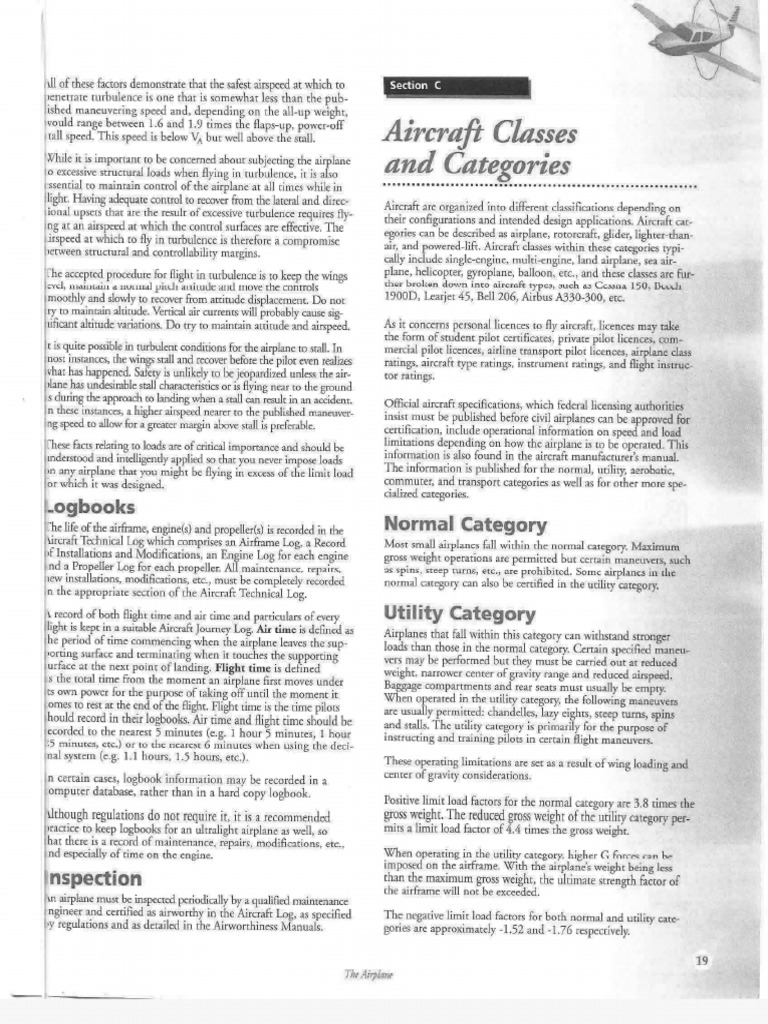 Aircraft Classes | PDF