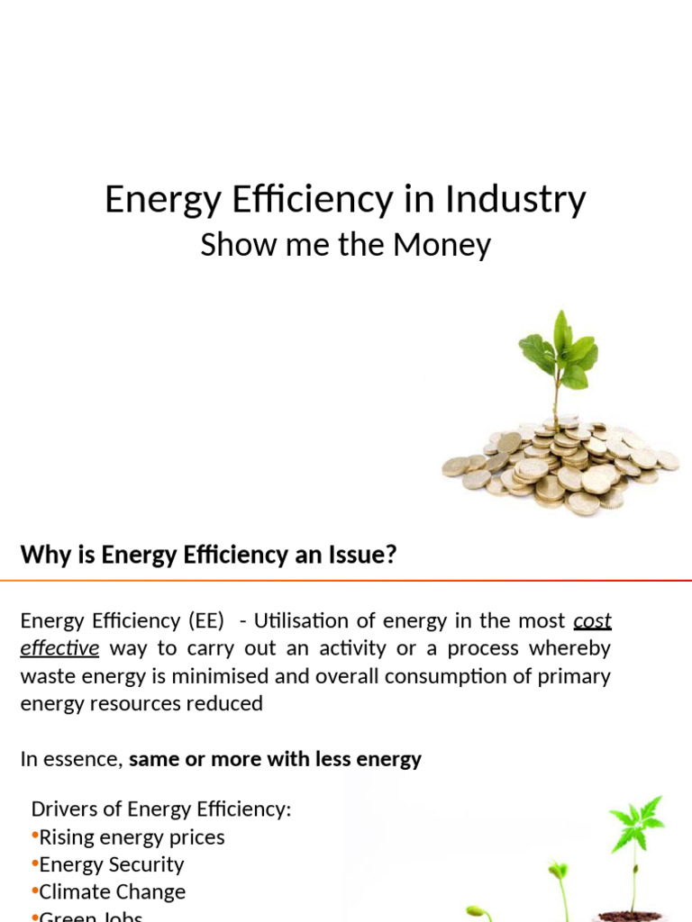 Energy Efficiency in Industry | PDF | Energy Conservation | Efficient ...
