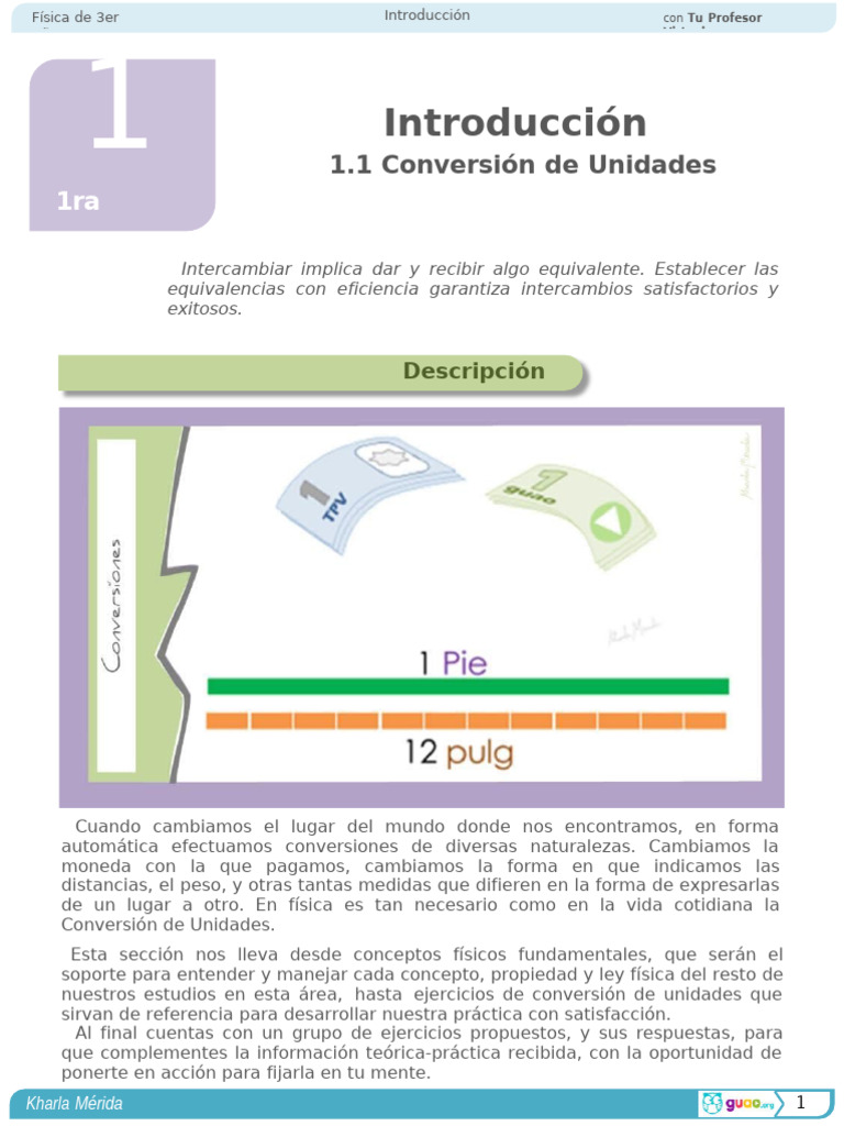 Conversiones de Unidades | PDF | Masa | Kilogramo