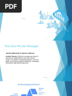 One Minute Manager | PDF | Goal | Behavior