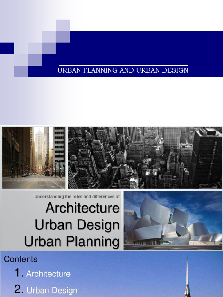Urban Planning vs. Urban Design Explained | PDF | Urban Planning ...