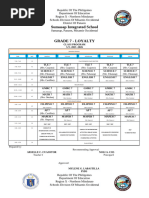 Dm. 594 S. 2024 Sample Class Program and Teachers Program For School ...