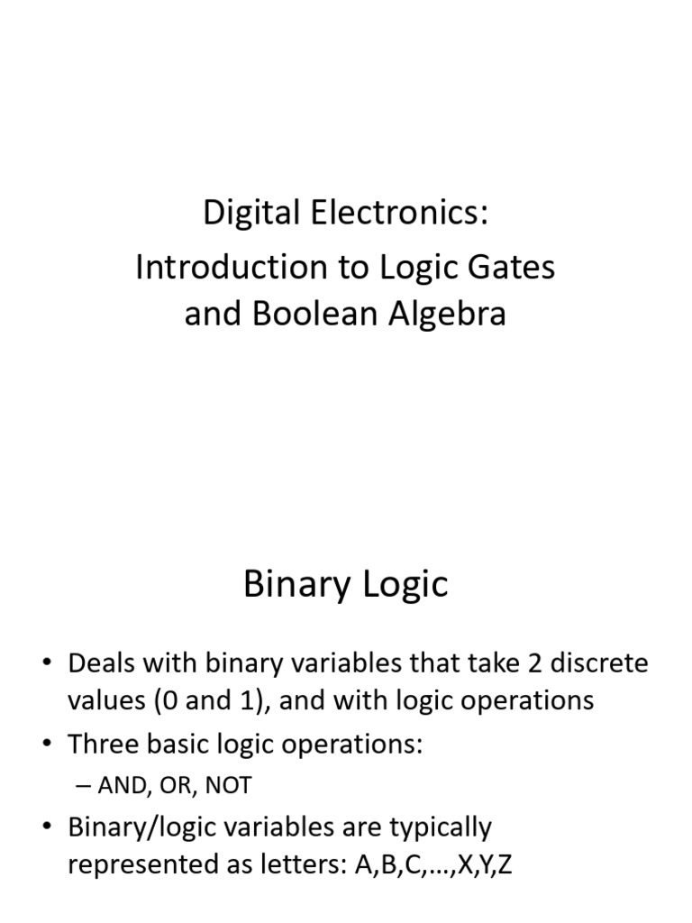 Digital Electronics | PDF
