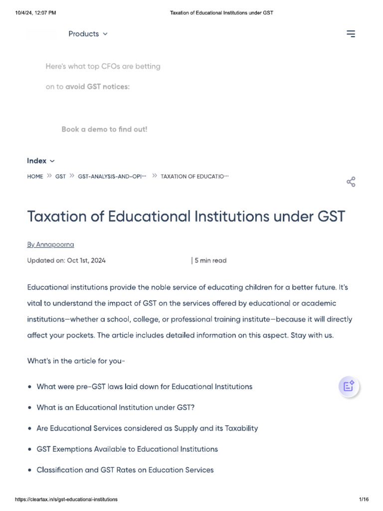 GST | PDF