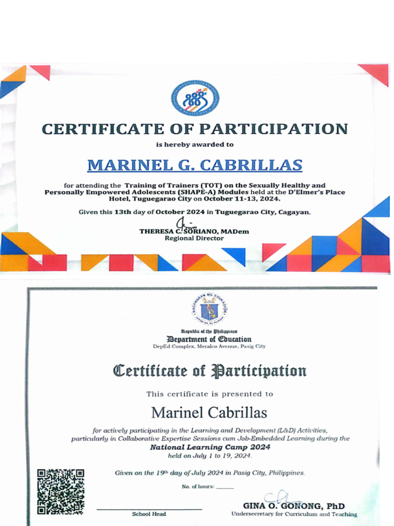 Certificate 123 | PDF