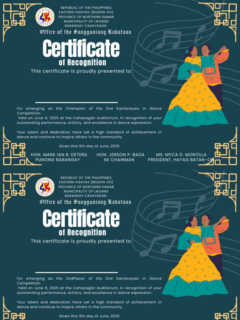 Green Cream Simple Bordered Certificate of Achievement | PDF